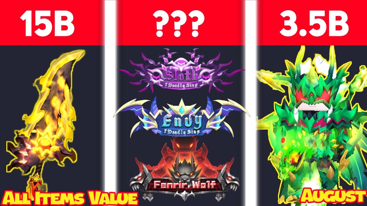 Value List Skyblock 2025 || All Mvp Swords Value || Skyblock Blockman ...