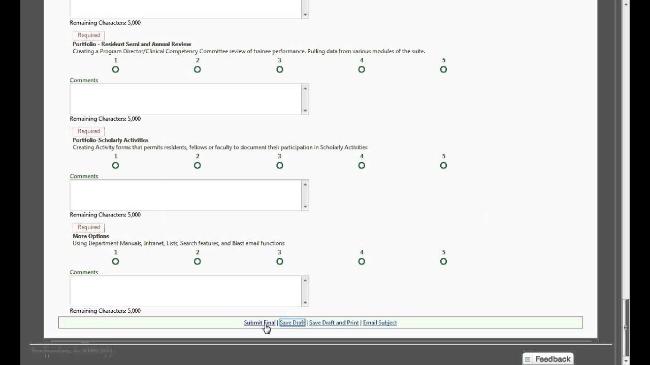 How To: Complete an Evaluation in New Innovations - YouTube