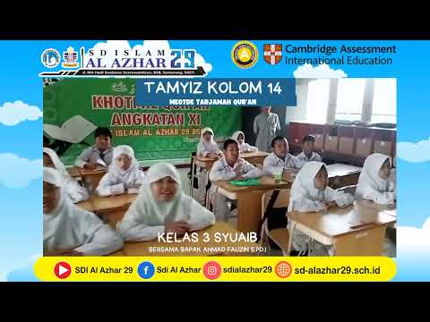 SD Islam Al Azhar 29 Semarang: Tamyiz Kolom 14 - YouTube