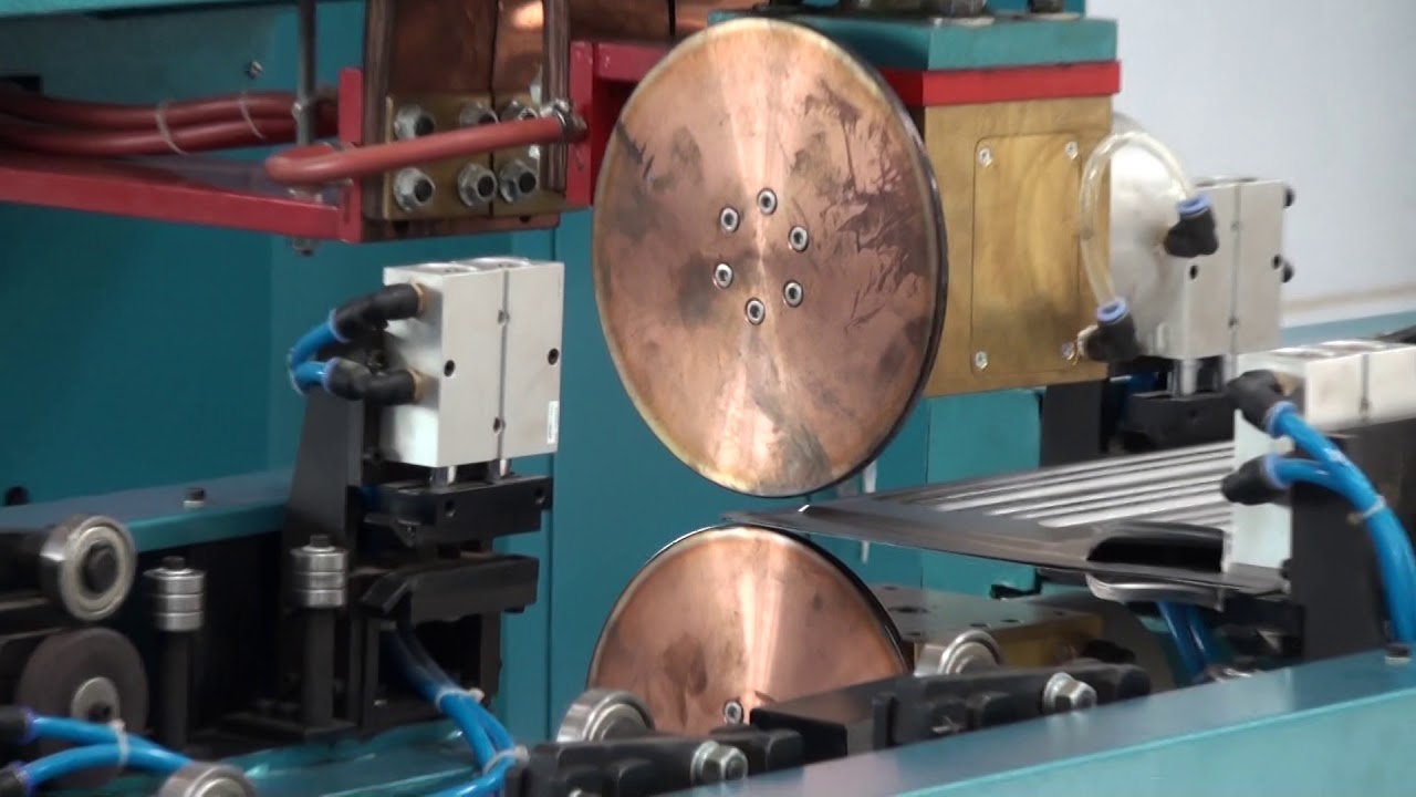 Automatic Transformer Radiator Production Line - YouTube