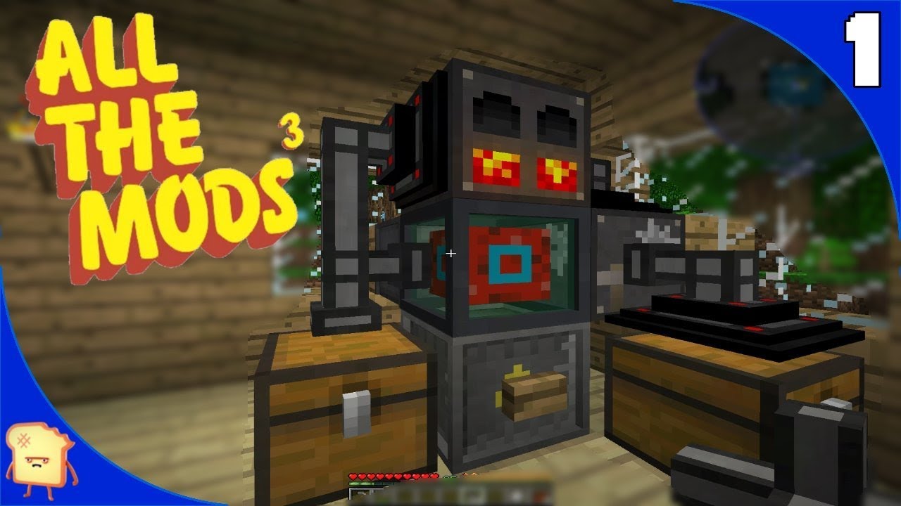 ALL THE MODS 3 Ep. 1 | ORE DOUBLING, FIRST HOUSE, RFTOOLS! - YouTube