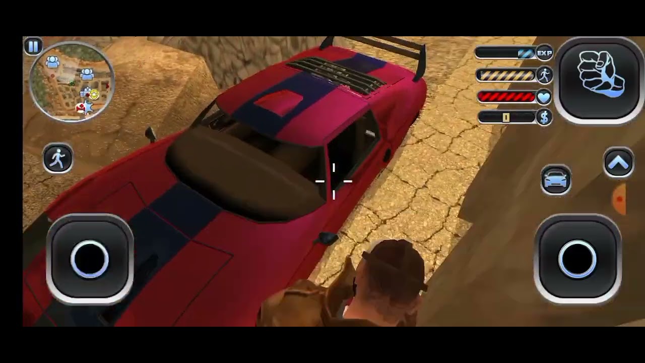 driving as red robot car enemy (read description) (survival land) - YouTube