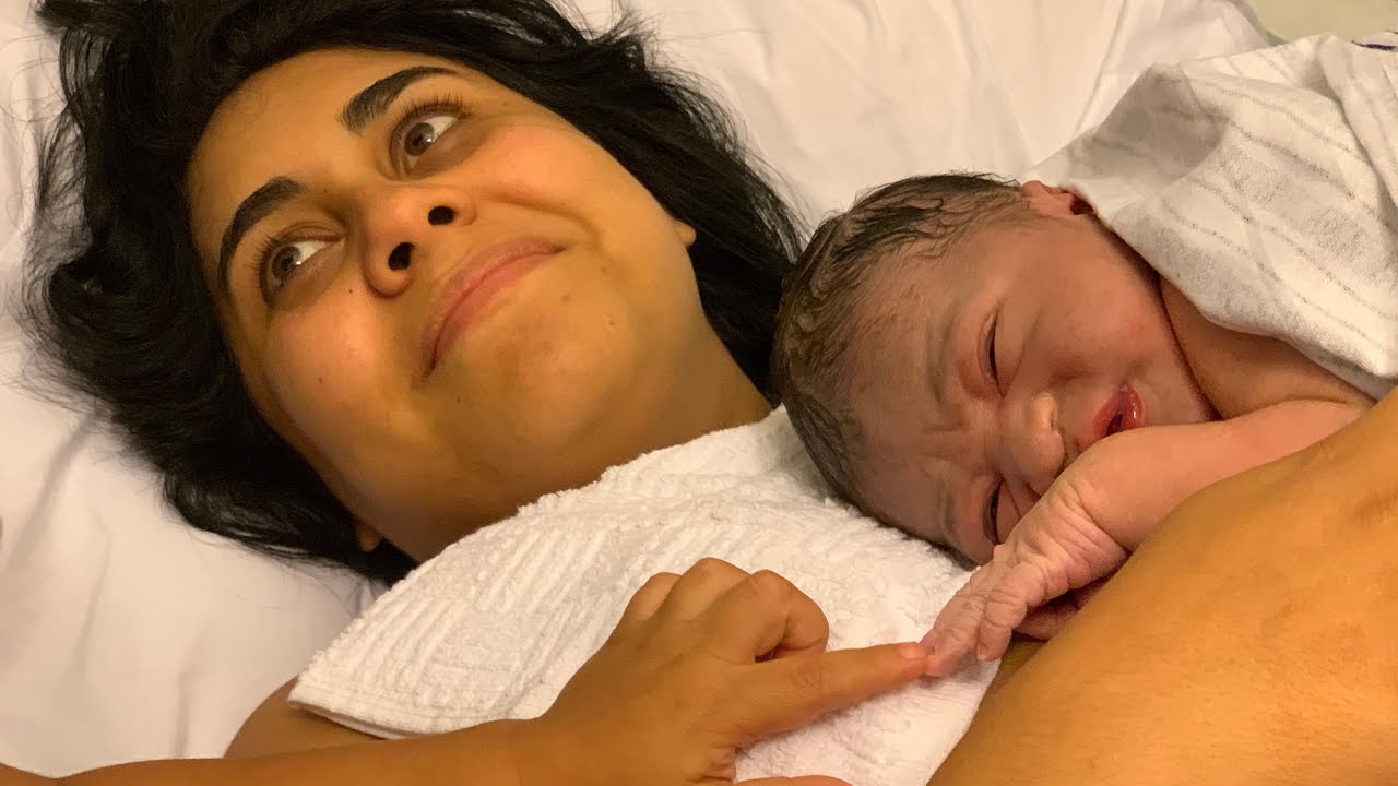 Standing Homebirth With Support Of Family - YouTube