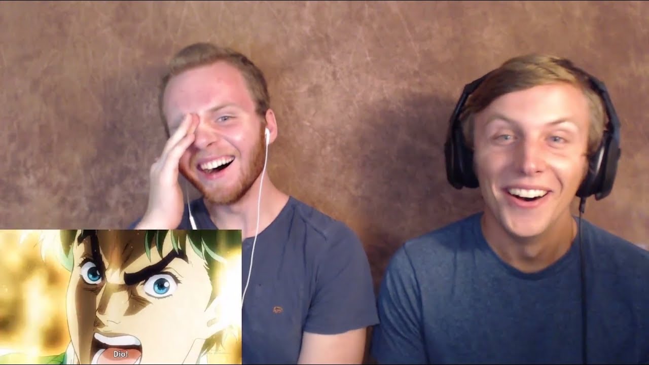 SOS Bros React - JoJo's Bizarre Adventure Episode 1 - DIO!!!! - YouTube
