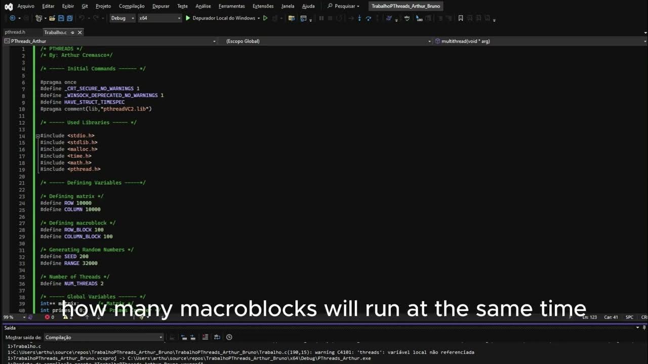 Cs50 2023 Final Project Pthreads Youtube