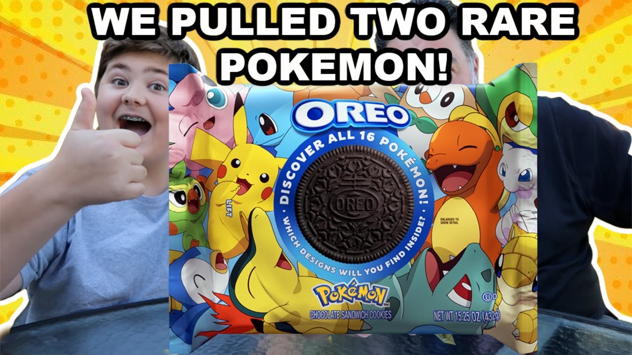 NEW Pokémon x OREO Cookies! WE PULLED TWO RARE Pokémon! | Chris Frezza