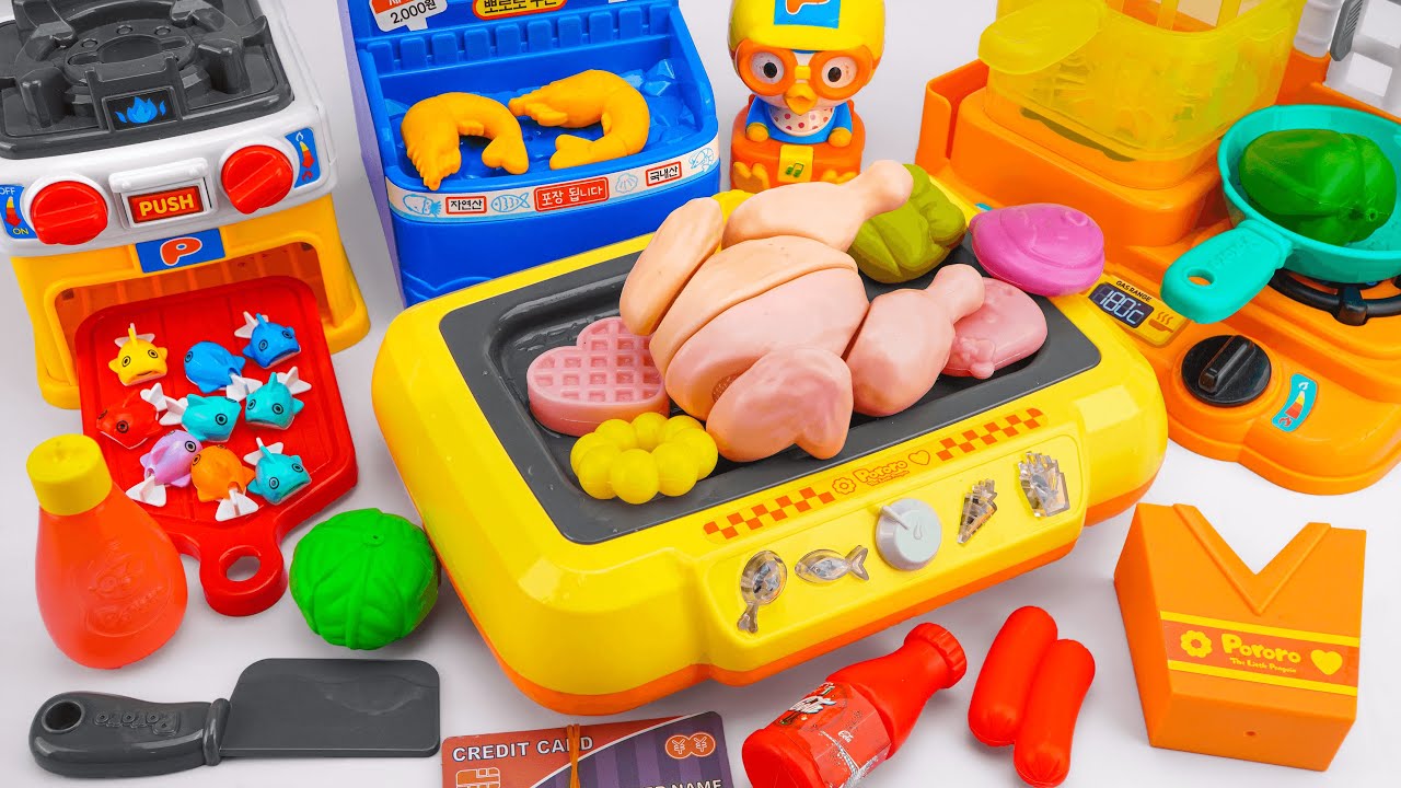 [Toy ASMR] 💛100 Minutes Satisfying with Unboxing Pororo Half & Half ...