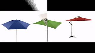 Rectangular patio umbrella design