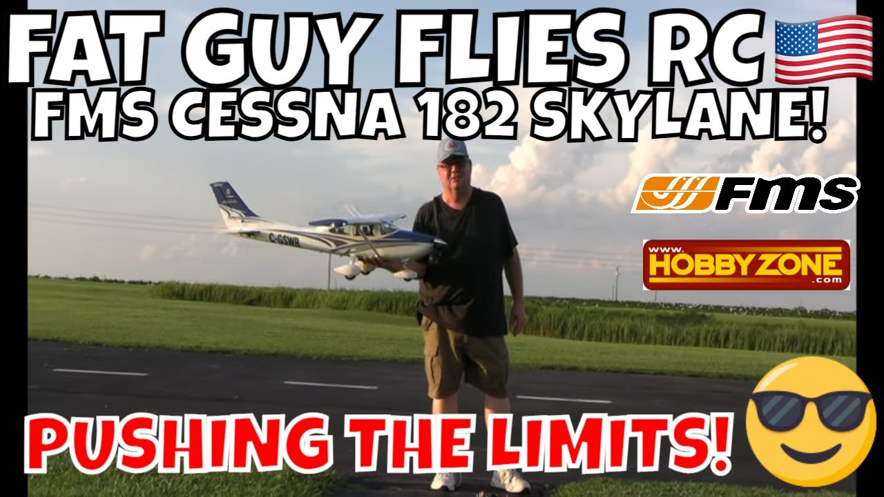 FMS SKYLANE CESSNA 182 PUSHING THE LIMITS by FGFRC #aviation #fat #rc ...