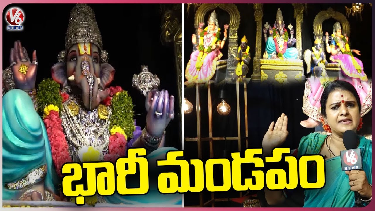 Lord Ganesh Mandapam Set Attracts Public At Liberty Chowrasta ...