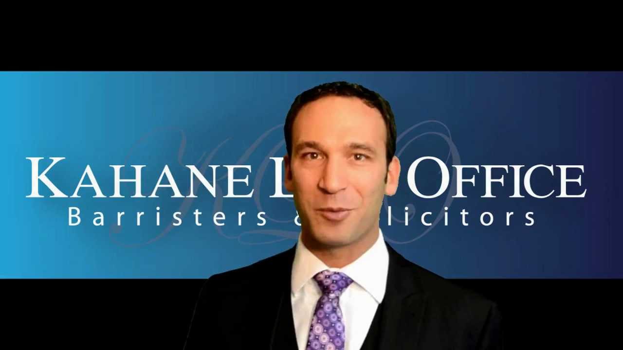 Introduction to Kahane Law Office (Our First Legal Minute) - YouTube
