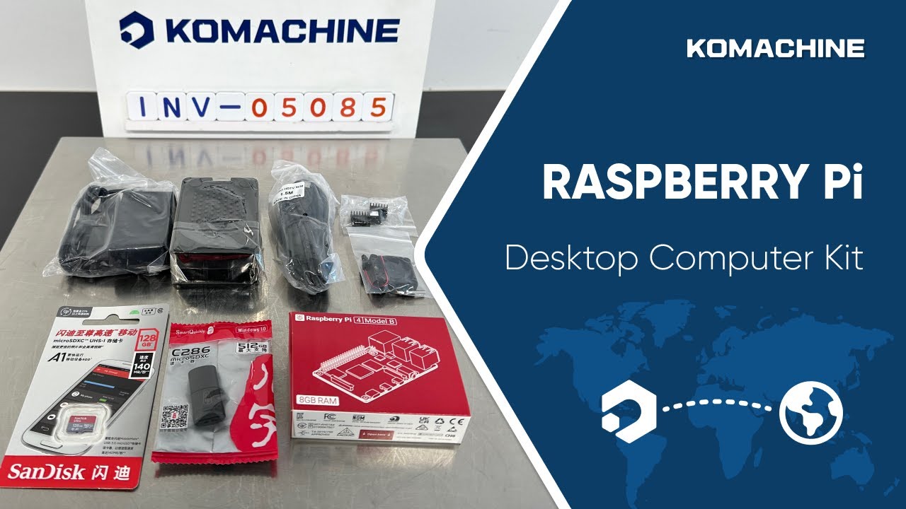 RASPBERRY Pi / Desktop Computer Kit (4 model B kit 8GB) / INV-05085 ...