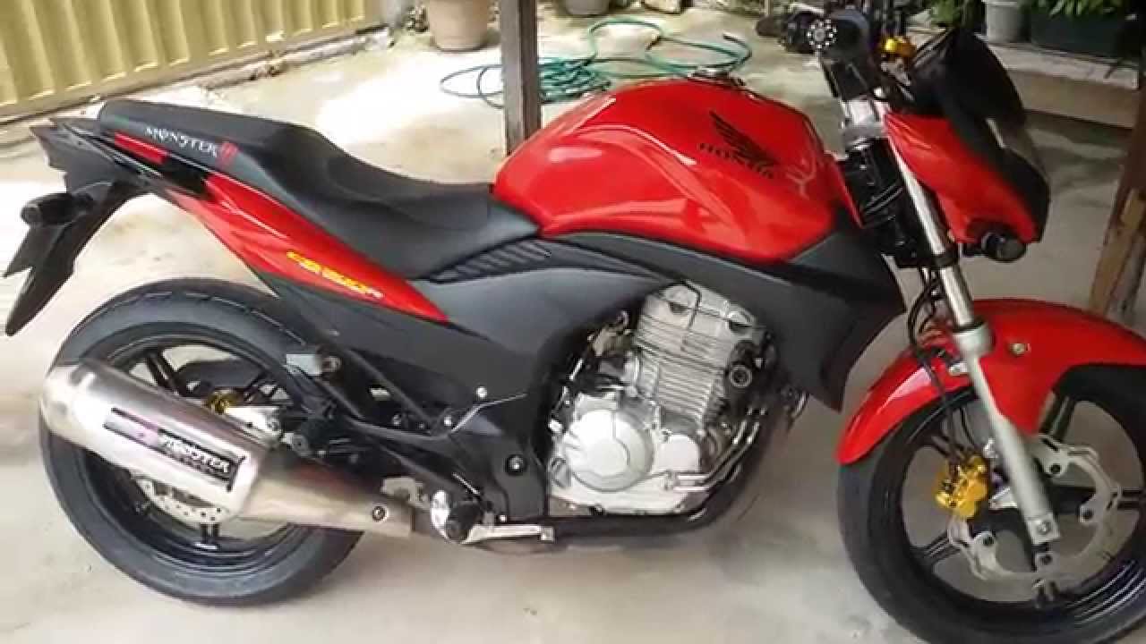 Cb300 Modificada, mostrando alguns acessórios. - YouTube