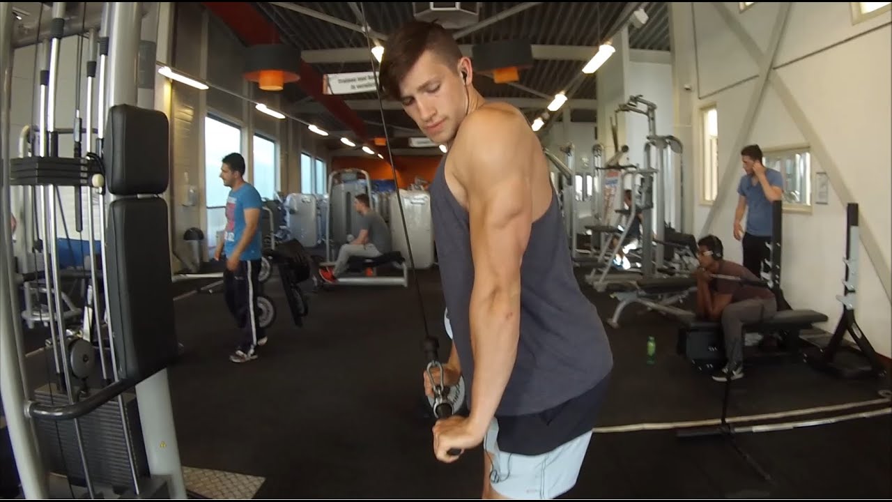 How to perform | Tricep Push-Down - YouTube