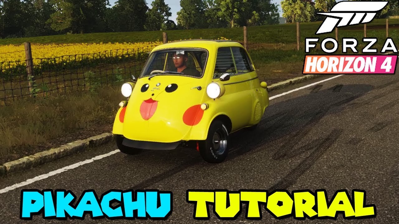 PIKACHU MOBILE in Forza Horizon 4 Tutorial - BMW ISETTA - YouTube
