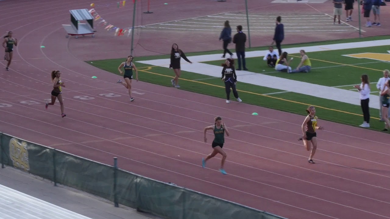 2020-03-05 Girls 400 Meter Run Frosh Soph (2x) - YouTube