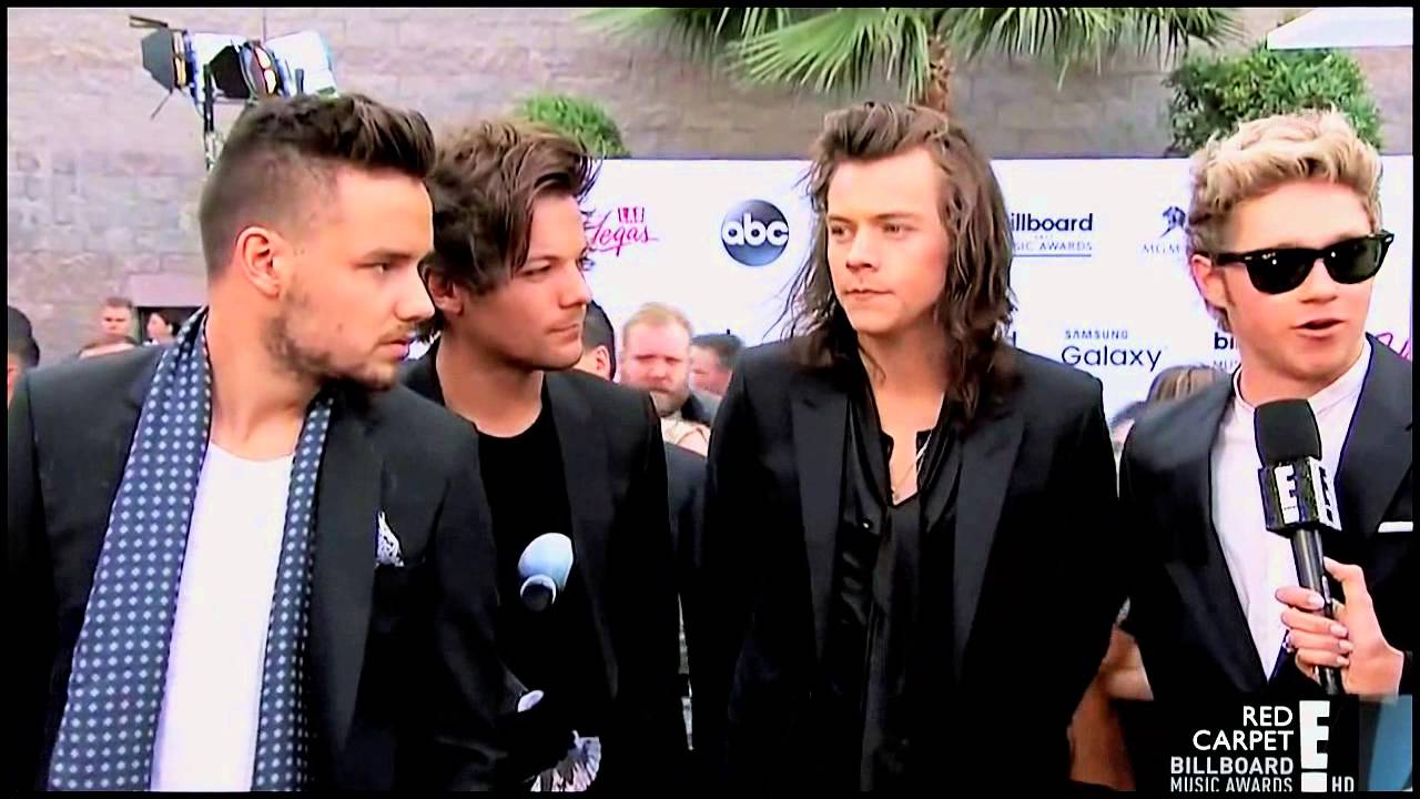 One Direction Red Carpet Interview Billboard 2015 - YouTube