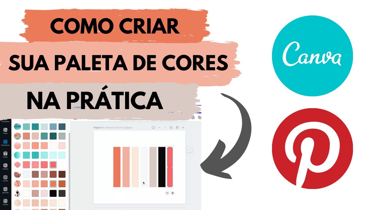 COMO CRIAR PALETA DE CORES PARA INSTAGRAM DE FORMA SIMPLES NO CANVA ...