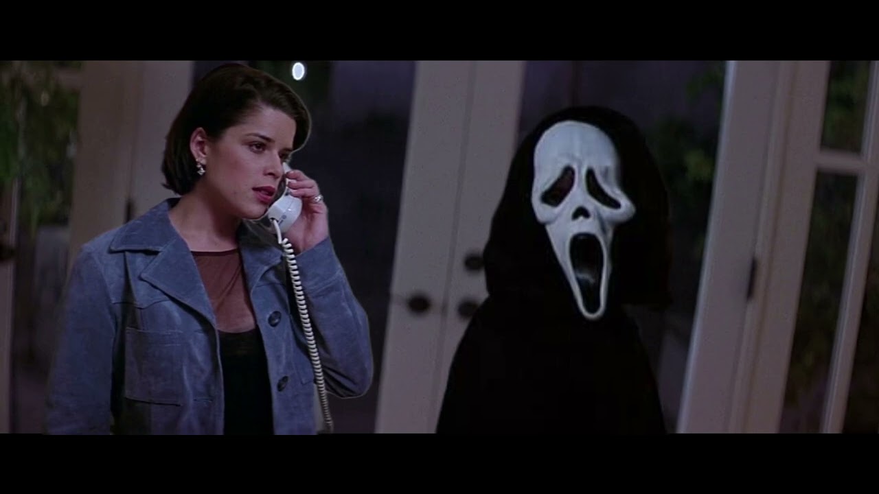 Scream 2 1997 all lines Ghostface from another sidney scene p 3 Made with Clipchamp 90 - YouTube