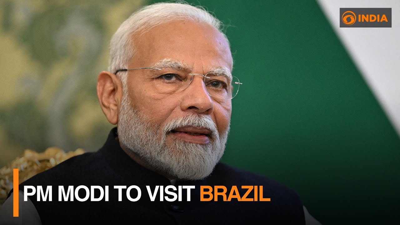 PM Modi to visit Brazil | DD India - YouTube