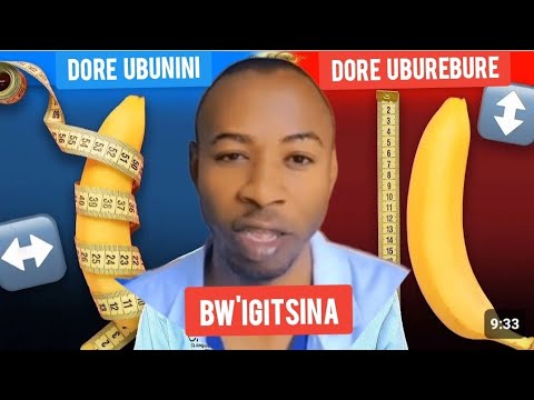 DORE UKO WAPIMA UBUNINI, UBUREBURE BW'IGITSINA CYAWE N'INDWARA Z'AMABYA YAWE UTAGIYE KWA MUGANGA