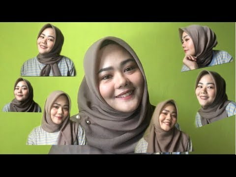 TUTORIAL HIJAB SIMPEL YANG COCOK UNTUK WAJAH BULAT DAN PIPI CHUBBY