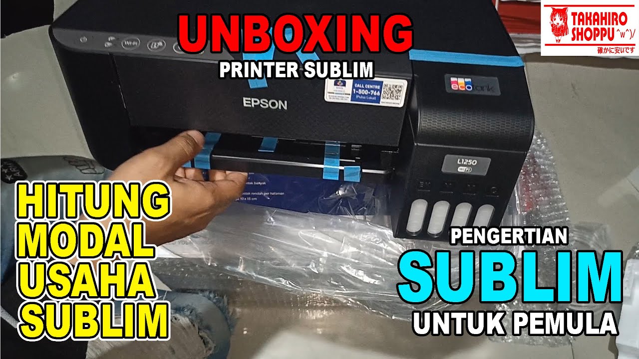 Belajar Tentang SUBLIM untuk Usaha Percetakan Pemula dan Hitung Modal ...