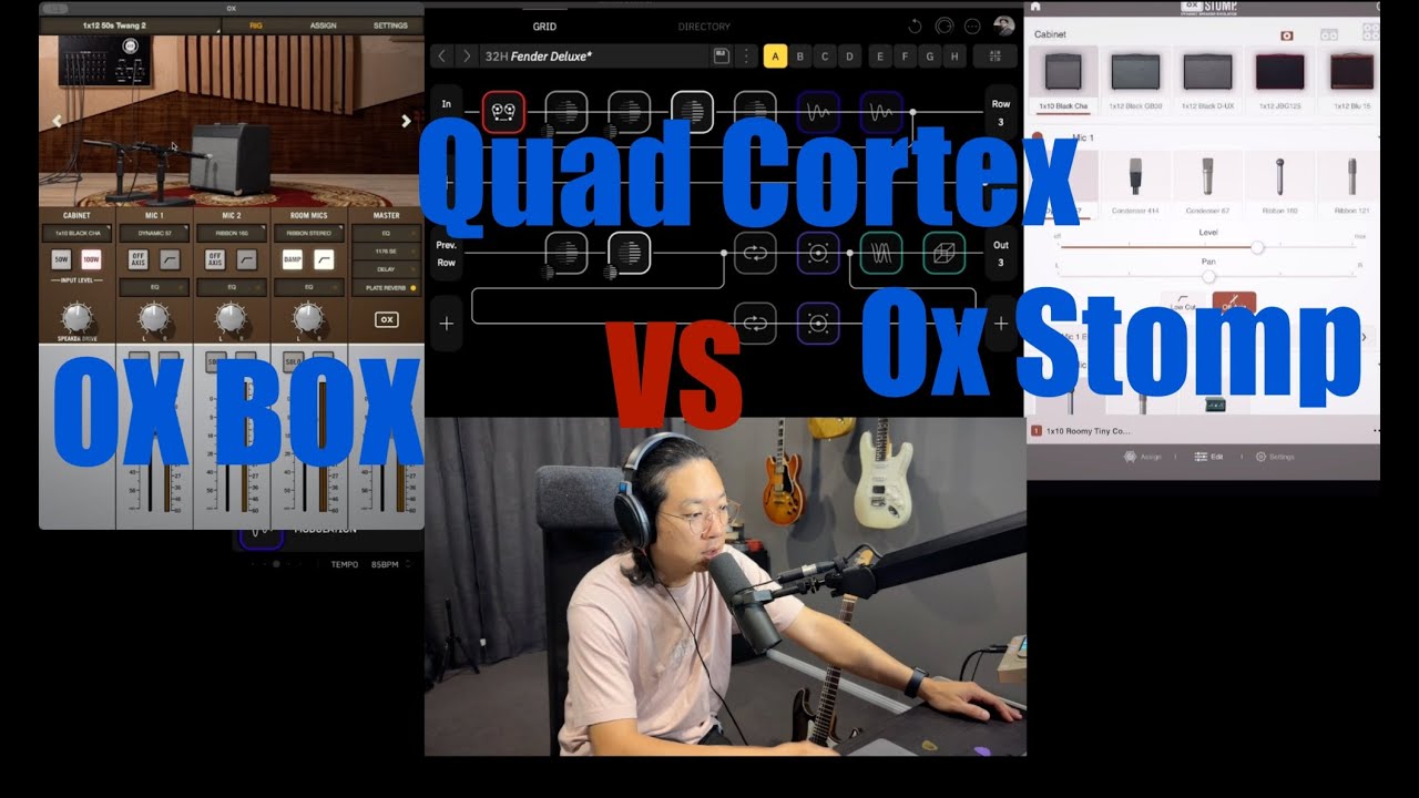 Quad Cotex VS OX Stomp VS OX Box - YouTube