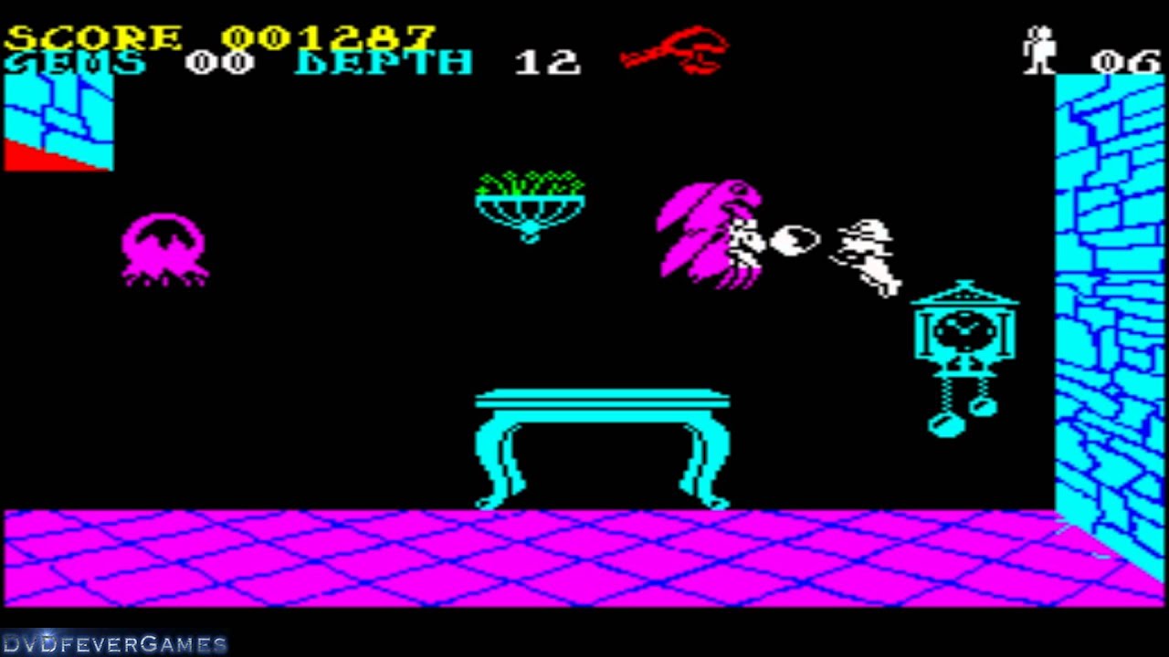 Underwurlde (ZX Spectrum 48k) - the first time I've played it in nearly ...