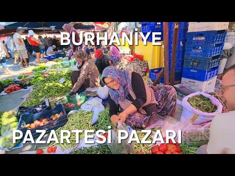 Köylü Üreticiler Burhaniye Pazarı’nı Doldurdu! 🌿 Tazesi Burada -7 Eylül 2026- #viralvideo #keşfet 