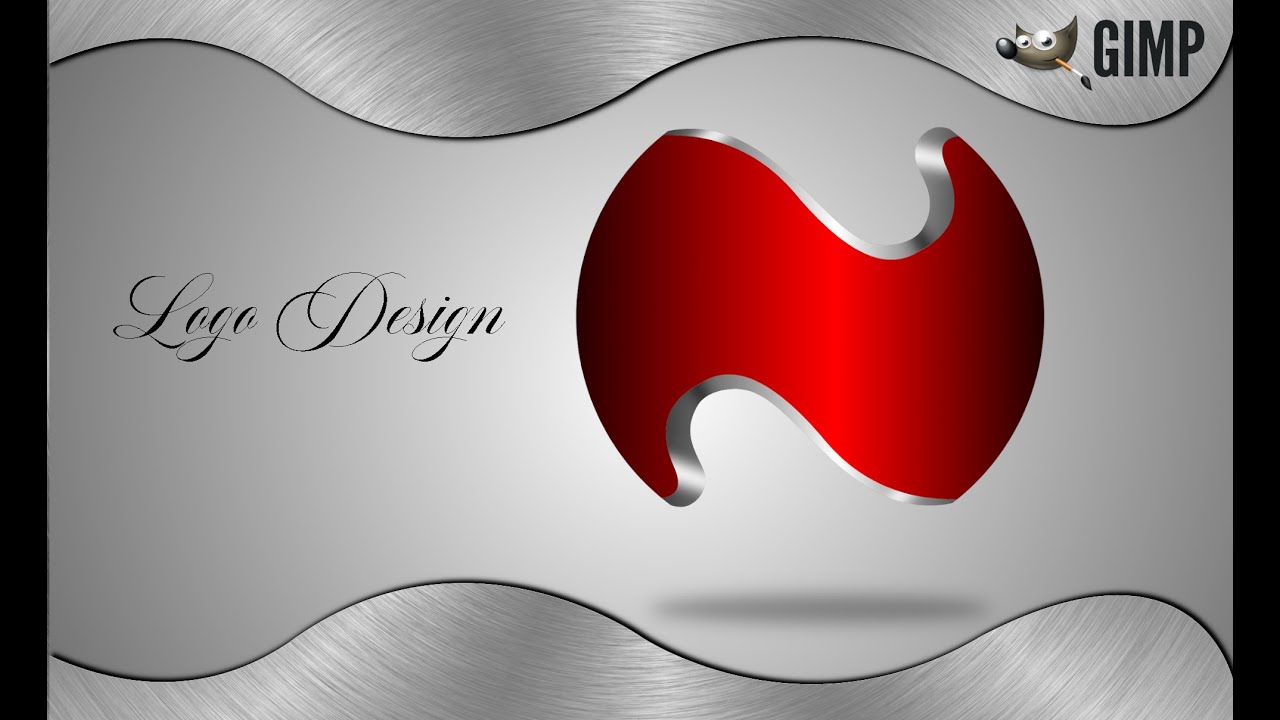 Logo Design in photoshop alternative /Gimp ( tutorial ) - YouTube