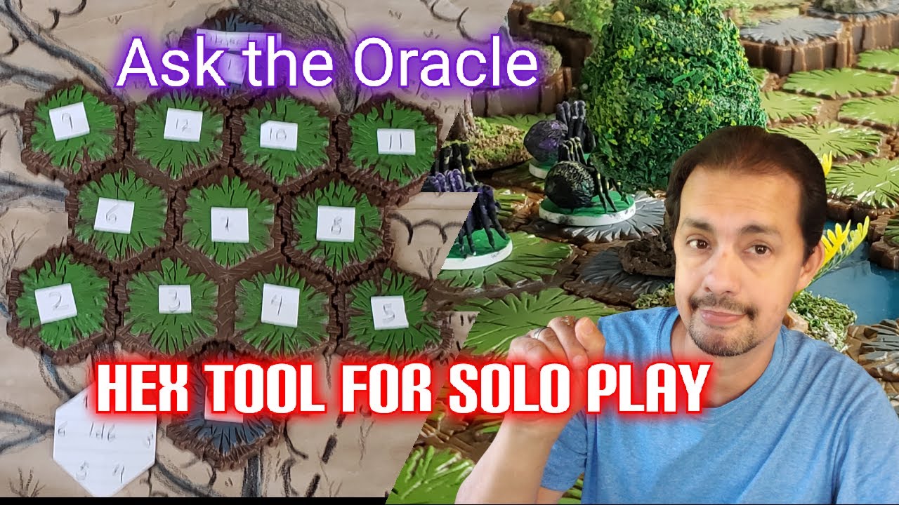 Ask The Oracle Hex Flower Tool For Solo Play - YouTube