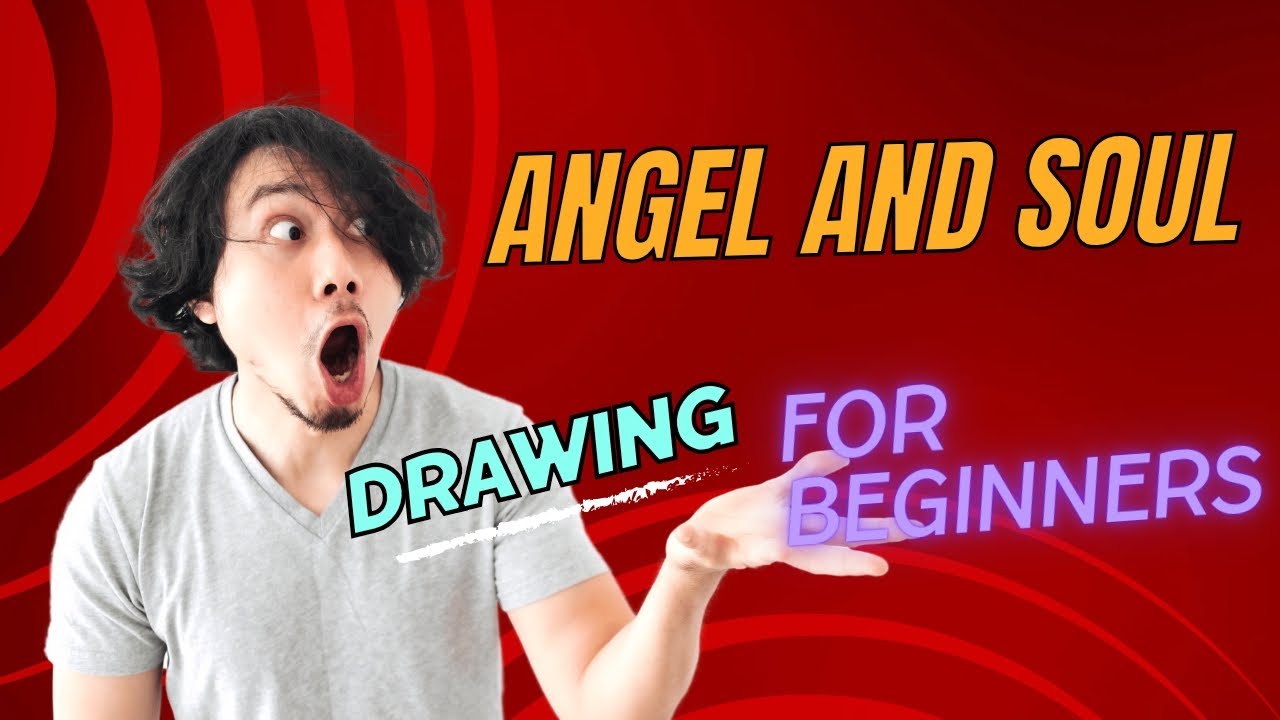 Drawing Angel and Soul for Beginners || Draw Step by Step || Sketch Art ...