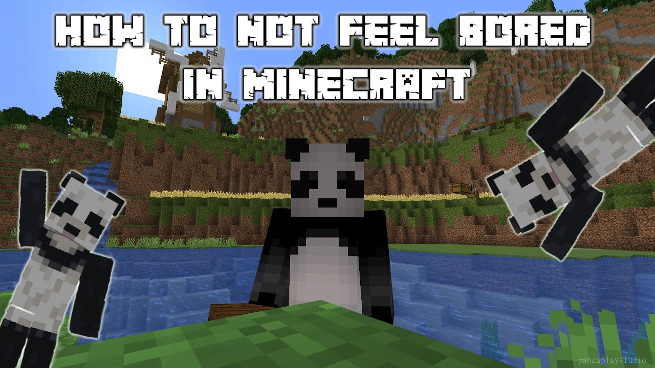10 ideas to do when your're bored in minecraft... - YouTube