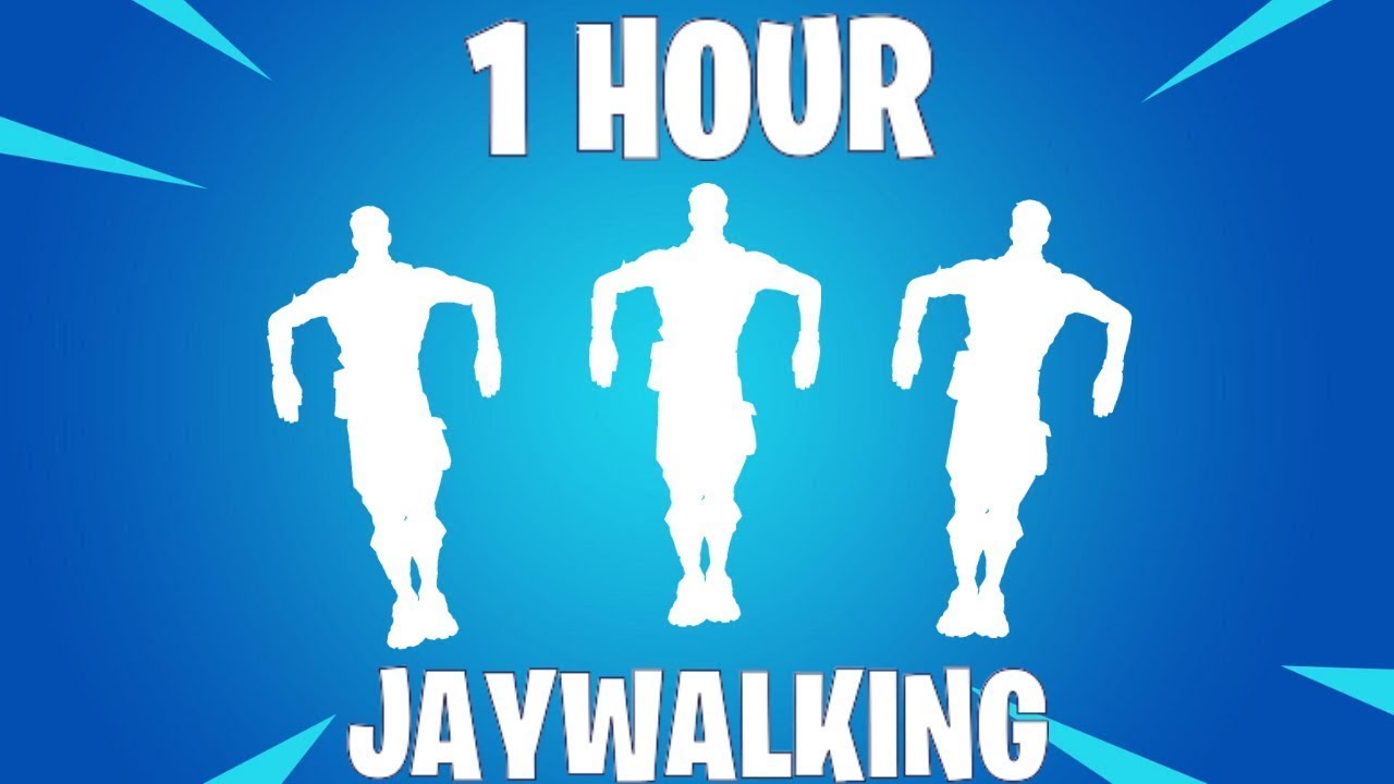 FORTNITE JAYWALKING EMOTE (1 HOUR) - YouTube
