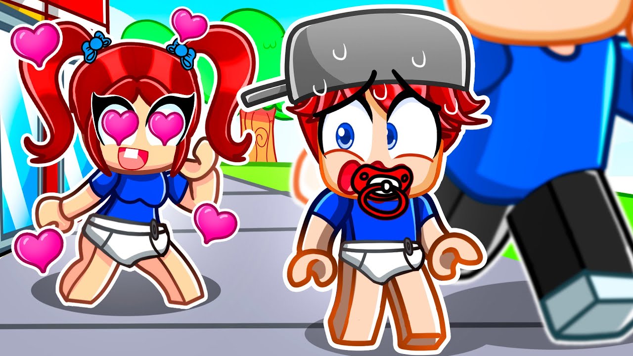 Baby Gara Has a CRAZY FAN GIRL in Roblox! - YouTube