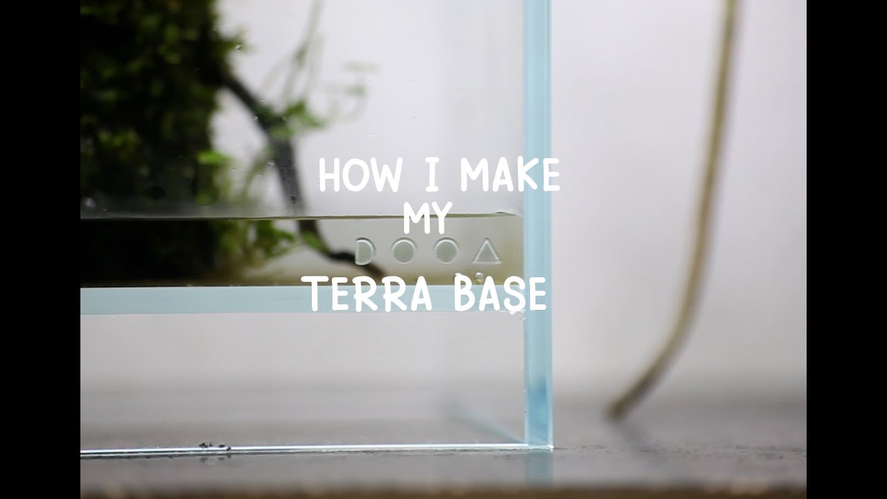 How i make my DOOA terra base, I'm a fan of the result - YouTube