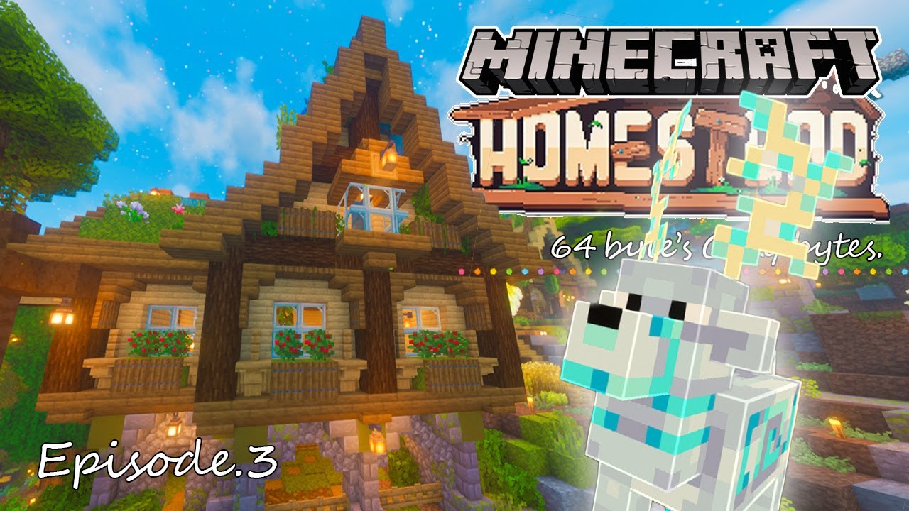 【Homestead】大型Modpackの世界でチルな村を作る| EP.3 - YouTube