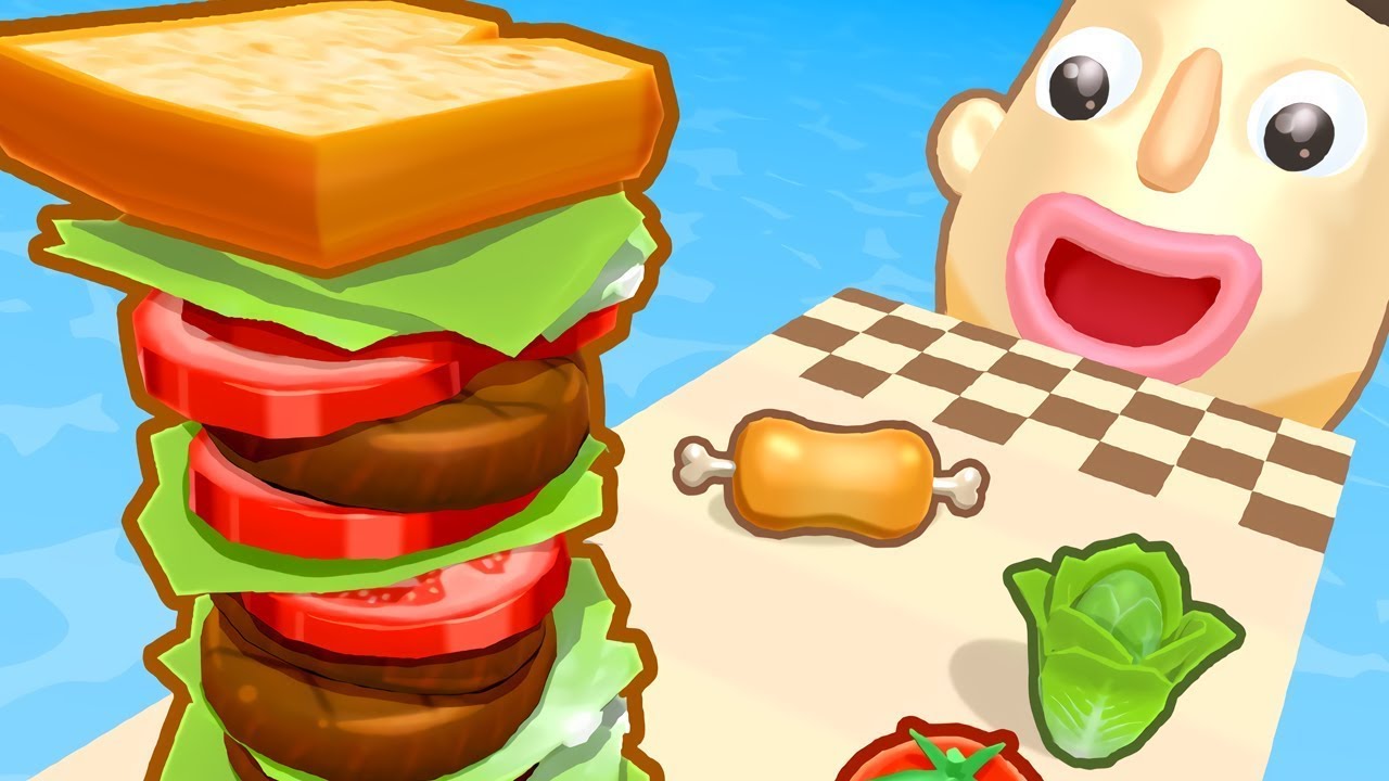 Best Game Sandwich Runner Gameplay 🥪 All Levels Gameplay Android/iOS ...