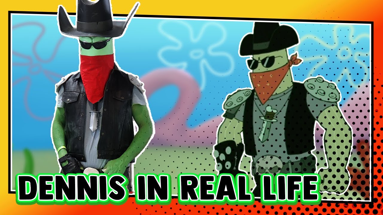 How i made my "Dennis" Cosplay (from the Spongebob Movie) - YouTube