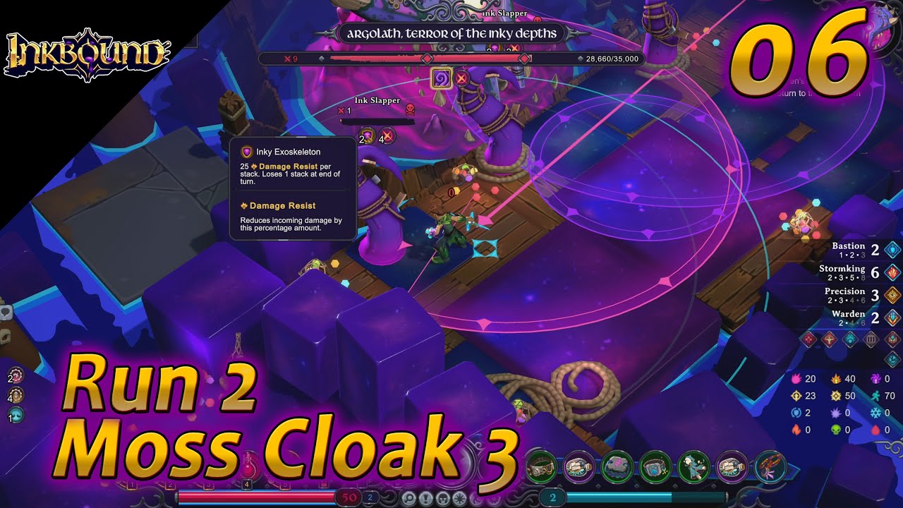 Let's Play Inkbound E06 - Run 2 (Moss Cloak 3) - YouTube