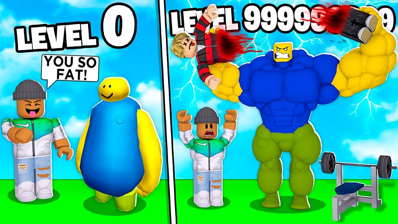 I BUILT A LEVEL 999,999,999 ROBLOX GYM TYCOON - YouTube