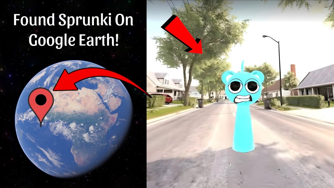 Sprunki On Google Earth! 😰🤯 - YouTube
