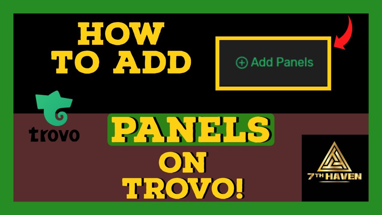 How To Make Trovo Panels - FULL TUTORIAL - YouTube