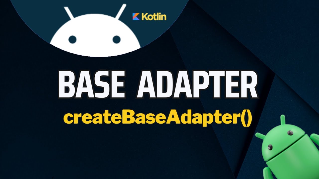 ️ [GENERICO] COMO CRIAR VIEWHOLDER E VIEWADAPTER PARA RECYCLERVIEW EM KOTLIN NO ANDROID STUDIO ...