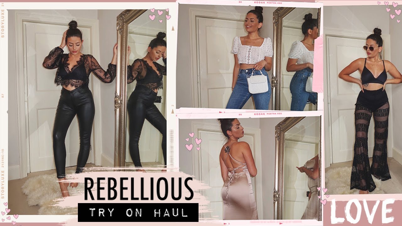 HUGE SPRING / SUMMER CLOTHING TRY ON HAUL · REBELLIOUS FASHION | Emily ...
