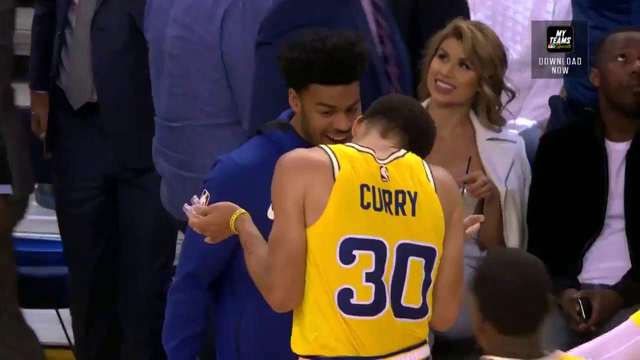 Steph Curry MJ Shrug After Hitting a Deep 3 Pointer I MVP - YouTube