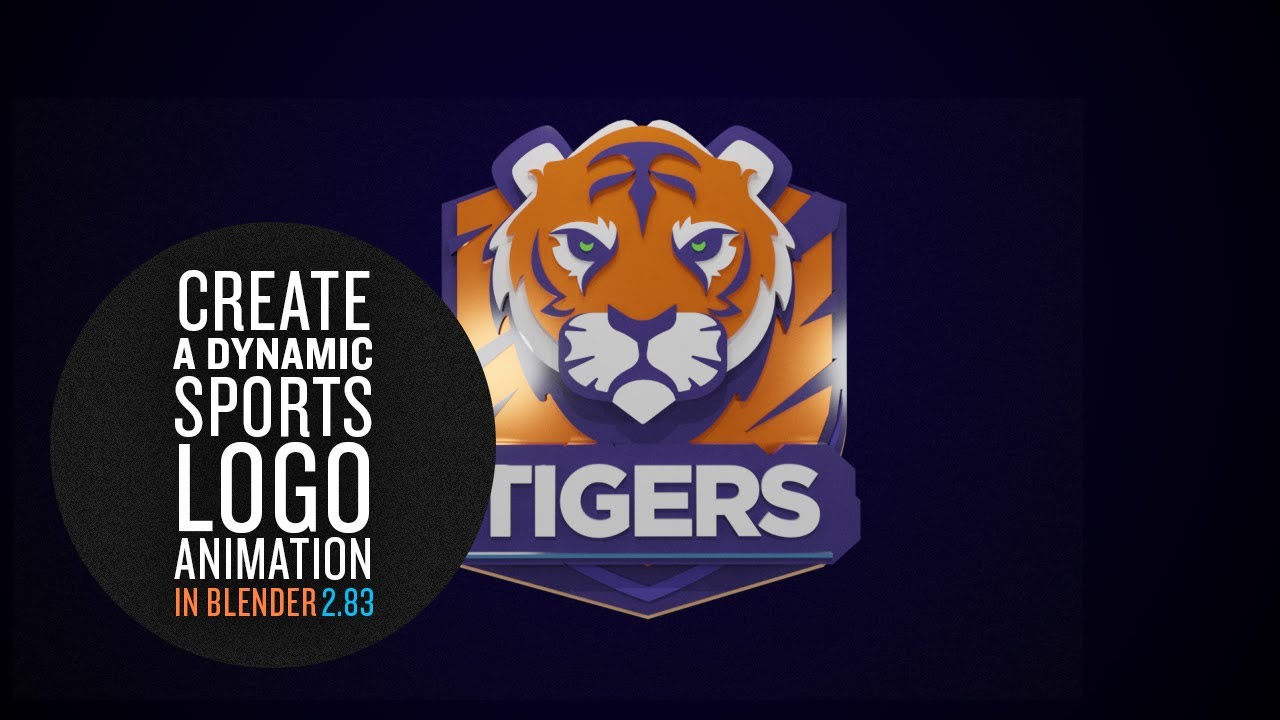 Create a Dynamic Sports Logo in Blender 2.83 - YouTube