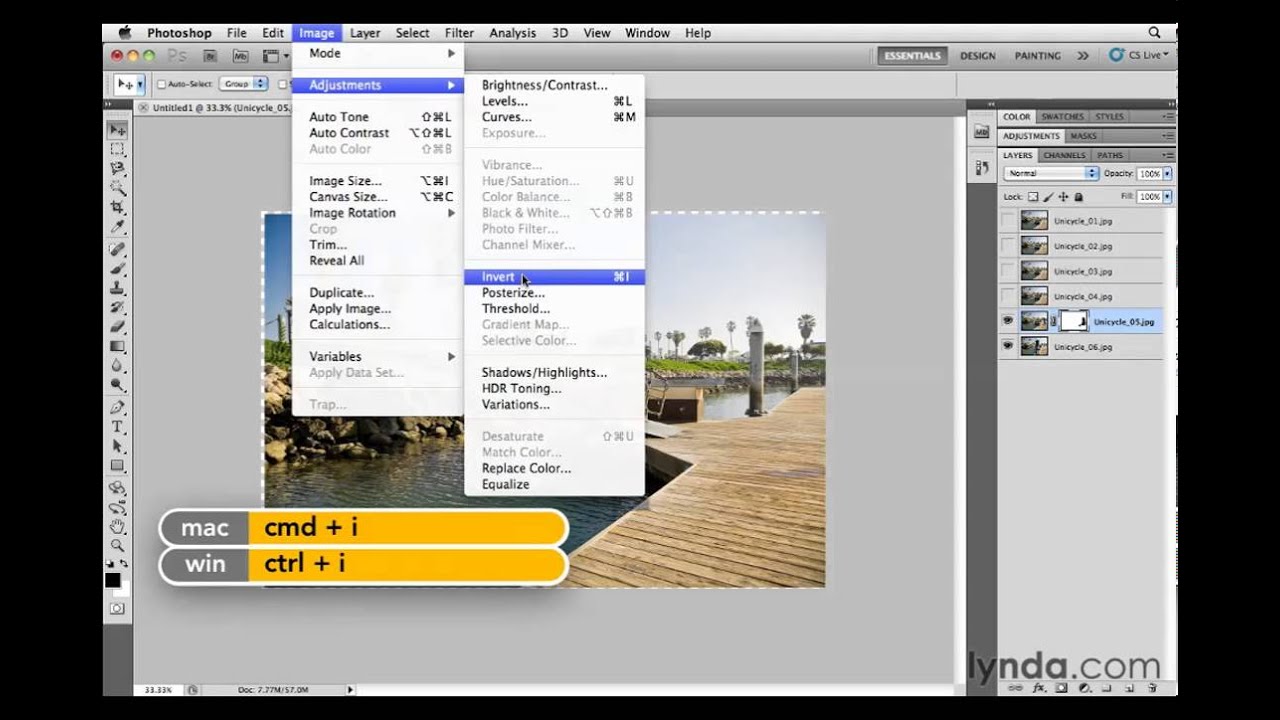 Photoshop CS5 Tutorials-19 Combining Multiple Images 2.Sequence - YouTube