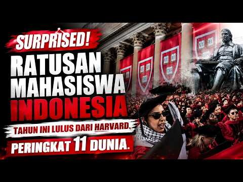SURPRISED! RATUSAN MAHASISWA INDONESIA TAHUN INI LULUS DARI HARVARD. PERINGKAT 11 DUNIA